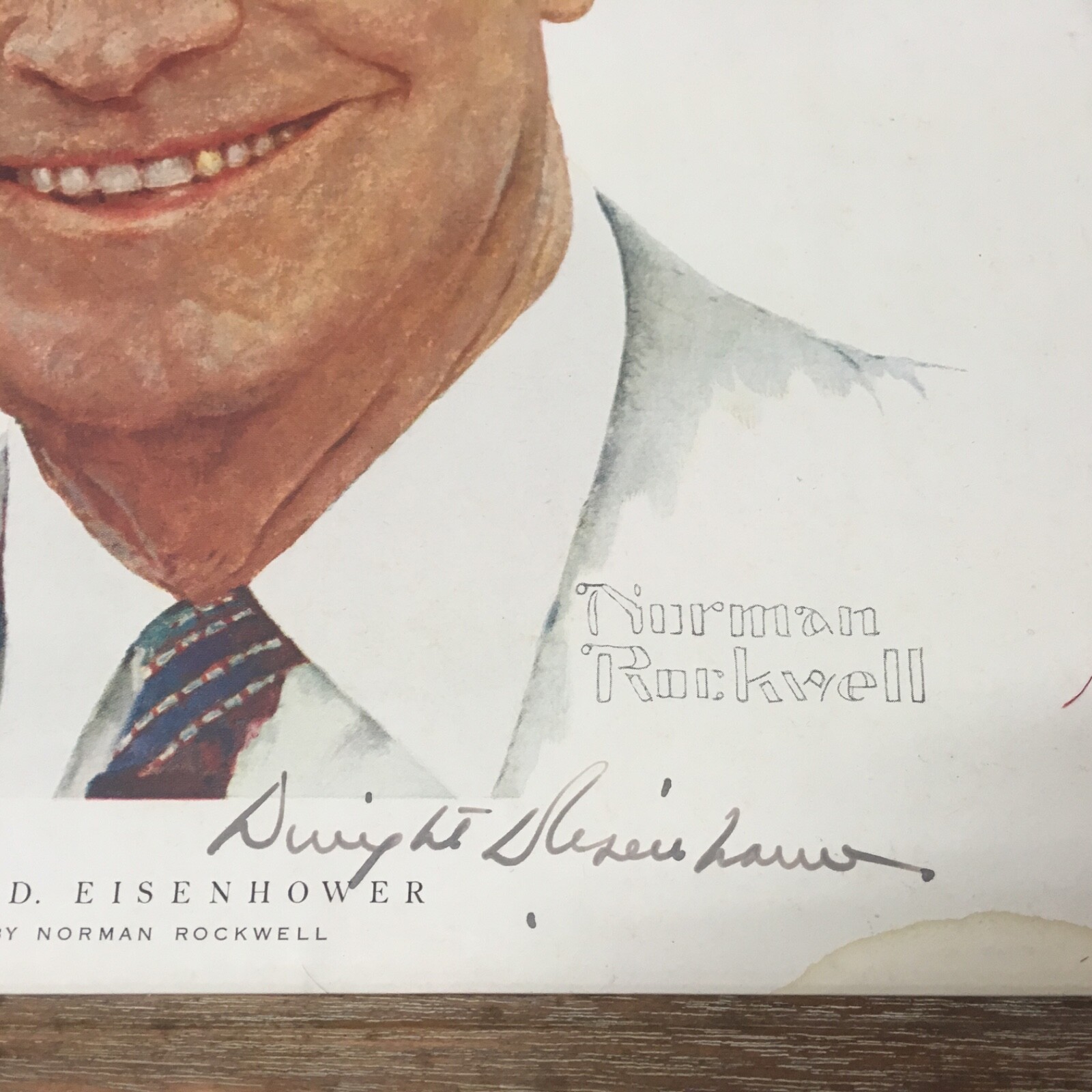 "NORMAN ROCKWELL" DWIGHT EISENHOWER POSTER THAT IS SIGNED BY DWIGHT EISENHOWER | eBay