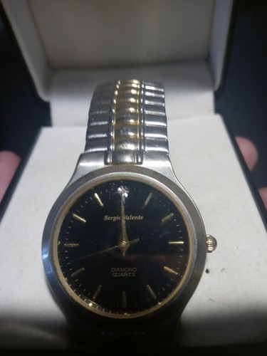 Sergio Valente Diamond Quartz Ladies Watch Expandable Stretch Band P ...