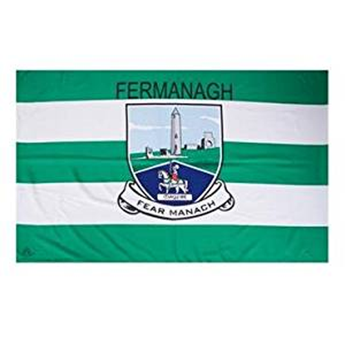 Fermanagh Official GAA Crest County Flag 152cm x 91cm (5foot x3 foot ...