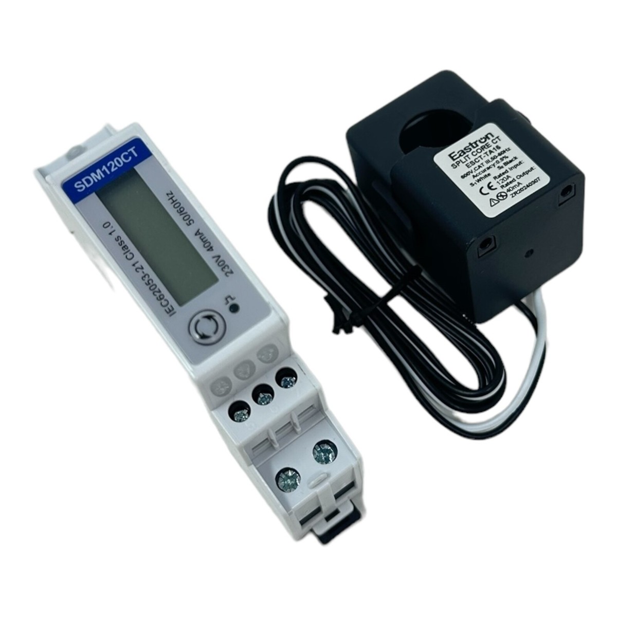 Smart Home Single Phase Clamp Energy Meter Smart Power Monitoring