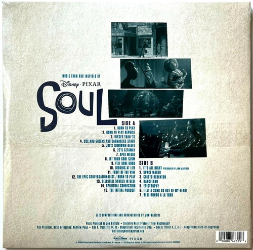 Soul Soundtrack [Disney Pixar Studios] Jon Batiste LP Vinyl Record ...