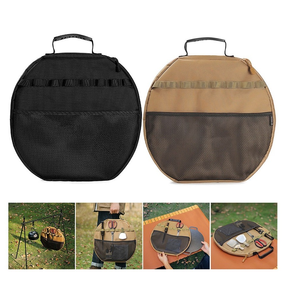 Portable Grill Pan Storage Bag Camping Cast Iron Pot Carry Bag ...
