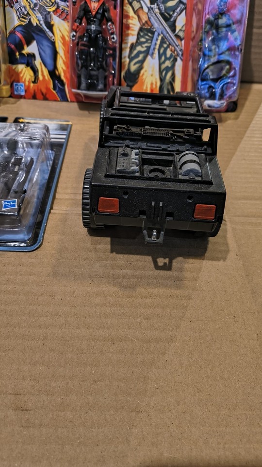 GI Joe 3 3/4" 1:18 Retro, 25th Anniversary Vehicle Lot Snake Eyes HISS ...