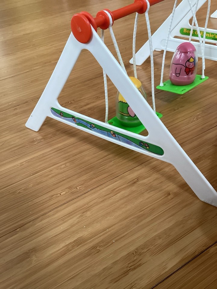 Vintage Bert And Ernie Playground Swing set, Hasbro Muppets Inc ...