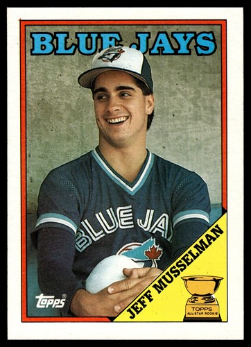 1988 Topps #229 Jeff Musselman All-Star Rookie Gold Cup Toronto Blue ...