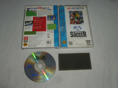 BOXED SEGA CD VIDEO GAME FIFA INTERNATIONAL SOCCER COMPLETE VINTAGE EA ...