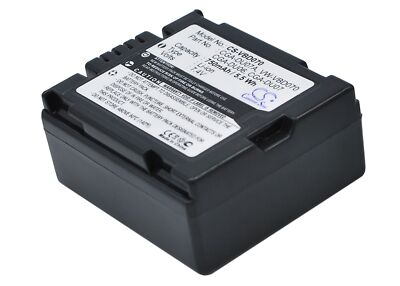 7.4V battery for Panasonic VDR-D220EB-S, NV-GS500, VDR-D230, VDR-M55E-S ...