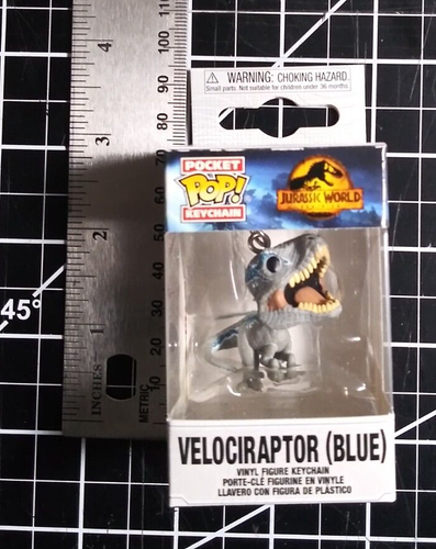 Funko Pocket Pop! Keychain Jurassic World Dominion Velociraptor (Blue ...
