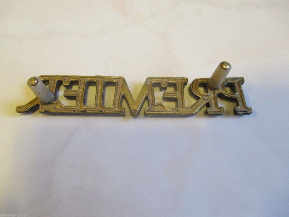 Mopar NOS 1976-80 Plymouth Volare, Premier Name Plate Emblem 4022354 | eBay