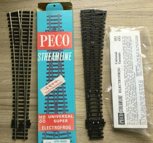 Peco 00 Boxed-Unboxed Streamline Code 100 Electrofrog Points - Choose ...