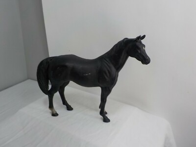 Blue Ribbon Stables Black Model Horse (Blue-Box Toys) 8.5"H x 12"L | eBay