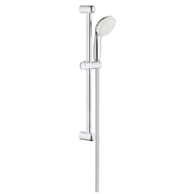 Grohe Tempesta 100 Slide Shower Riser Rail Kit 600mm 1 Mode Shower Head ...