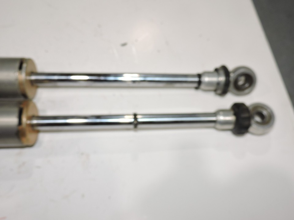 (2) Ohlins CUP adjust. shocks pair fronts 23 1/2" / 8" shafts NASCAR ...