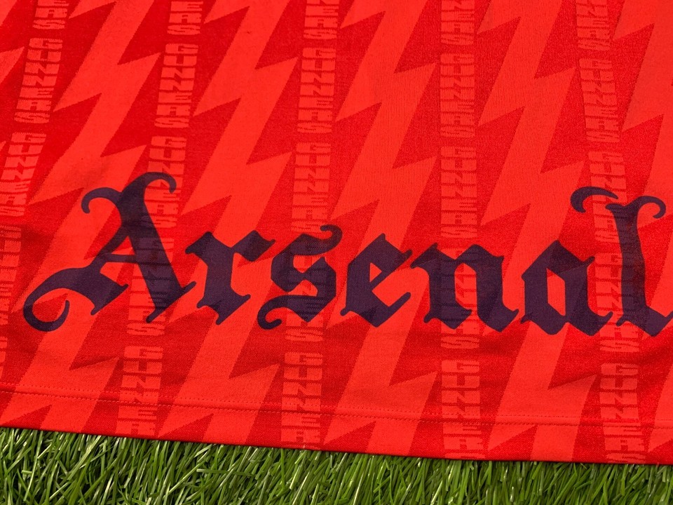 ARSENAL LONDON 1994-1996 RARE FOOTBALL SHIRT JERSEY HOME NIKE ORIGINAL ...