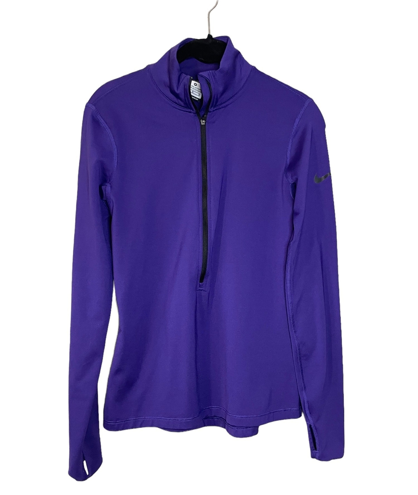 Nike Dri-Fit Zip Up Purple Pullover Size Medium | eBay