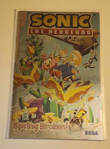 Sonic The Hedgehog: Spring Broken! #1 IDW 2024 Webstore Foil Variant ...