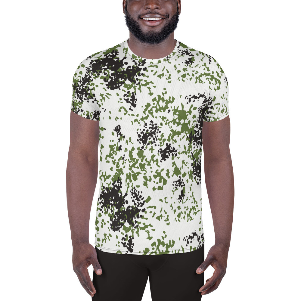 Snow flecktarn Schneetarn fleck camouflage Men's Athletic T-Shirt | eBay