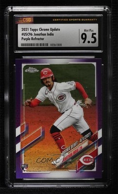 2021 Chrome Update Target Purple Refractor Jonathan India CSG 9.5 ...