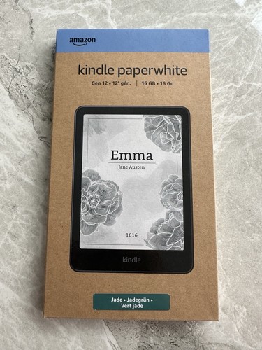 AMAZON Kindle Paperwhite 12th Gen 16 GB -JADE - NEW & SEALED - GENUINE ...