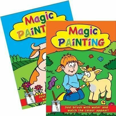 Magic Painting Book - A4 Kids Colouring Art Children No Mess Just Use ...