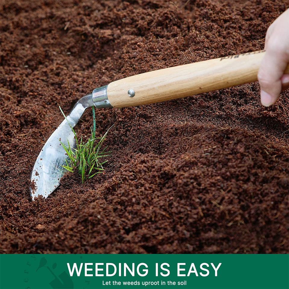 Berry&Bird 12.67'' Japanese Weeder-Scraper-Hoe Gardening Sickle Hoe ...