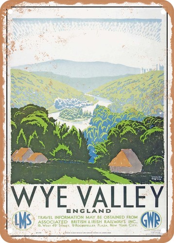 METAL SIGN - 1938 Wye Valley England LMS GWR 2 Vintage Ad | eBay