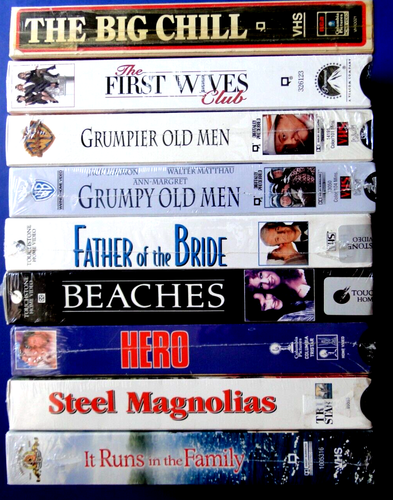 Lot of 9 New VHS MOVIES | eBay