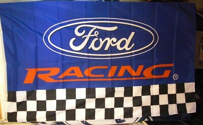 Ford Racing Flag 3' X 5' Checkered Premium Automobile Banner "USA ...