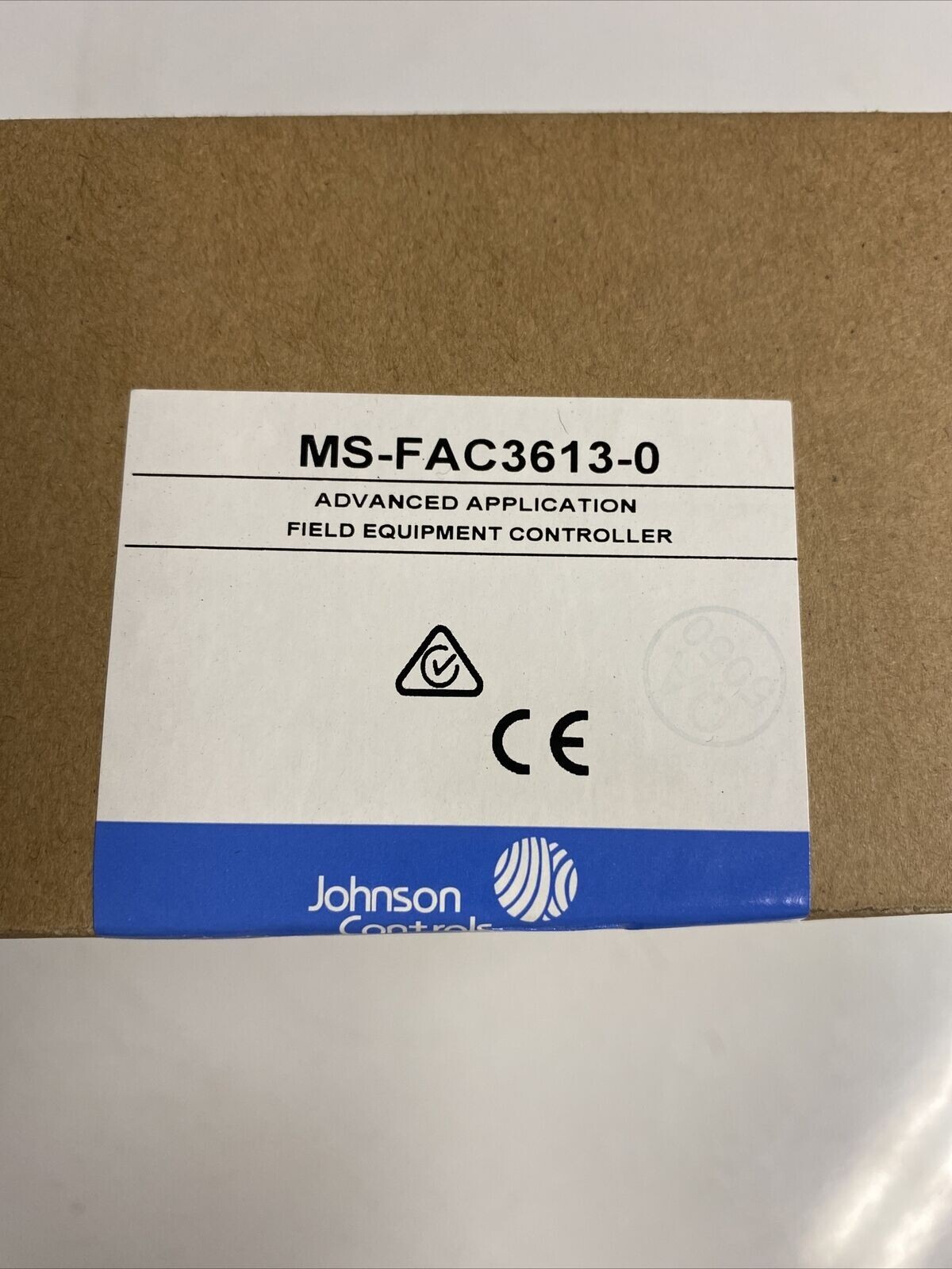 Johnson Controls Ms-fac3613-0 FEC Advanced Application Controller 24 ...