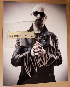 Rob Halford Signed Judas Priest Autograph Fight Proof COA | eBay