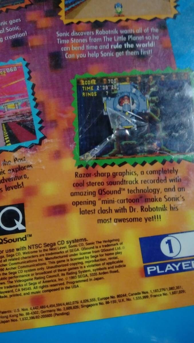 SEGA CD SONIC CD PAL VERSION NEW SEALED RARE | eBay