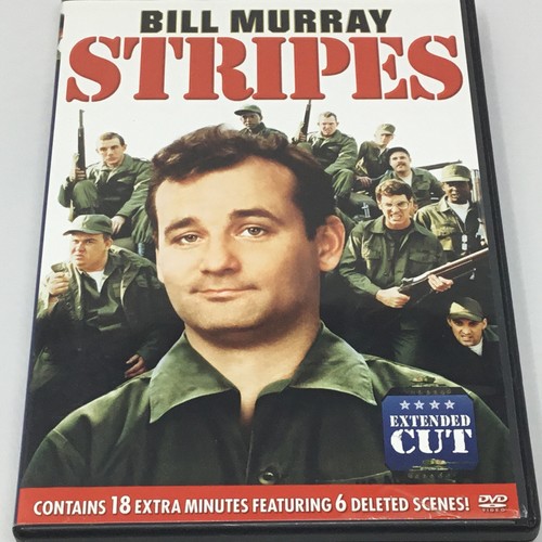 Stripes (1981) DVD Extended Cut Bill Murray John Candy Comedy Classic ...