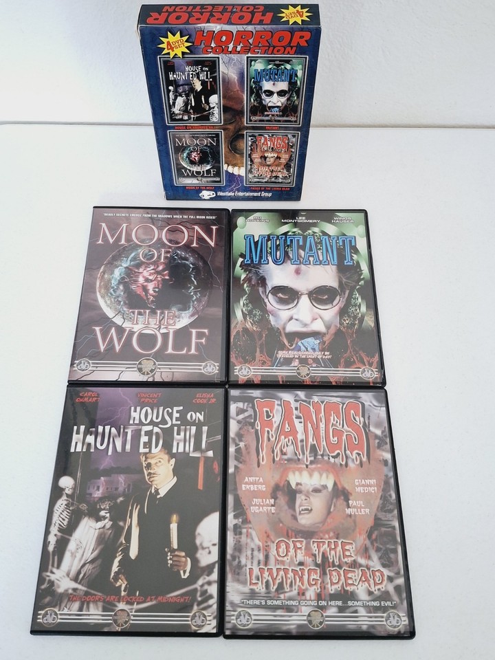 Lot Of 8 Mixed Horror DVDs Box Sets; Cult Classics, Gore, Vampires OOP ...