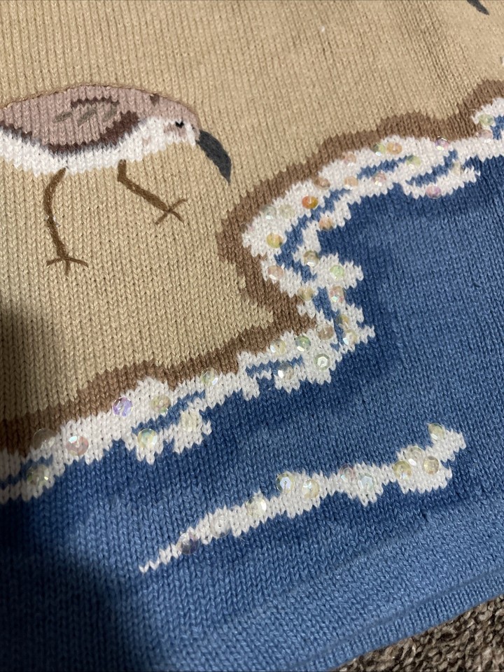 VTG Design Options By Philip & Jane Gordon Beach Coastal Cardigan Knit ...