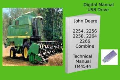 John Deere 2254 2256 2258 2264 2266 Combine Technical Manual See ...