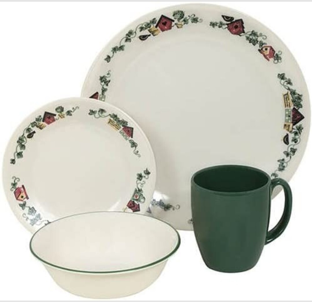 Corelle Garden Home 16-Piece Dinnerware Set, Service for 4. | eBay