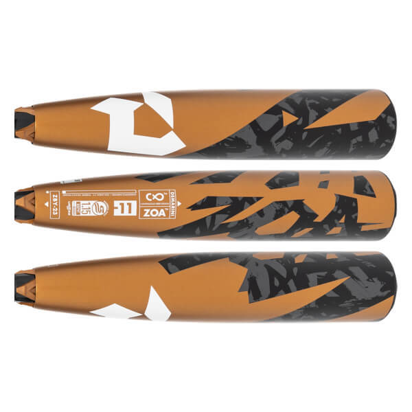 NEW! DEMARINI ZOA USSSA Composite Baseball Bat Model WTDXZOA Gold/Black ...