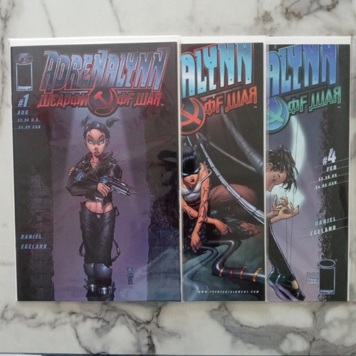 Adrenalynn: Weapon of War #1 #2 #4 (1999 Image Comics) Tony Daniel ...