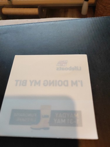 RNLI Campaign Car Sticker New I'm doing my bit rare nice limited ...