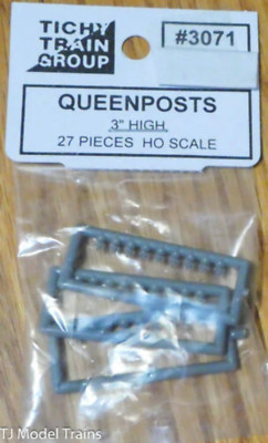Tichy Train Group 3071 HO Scale Queenposts 3" High 27 Pieces | eBay