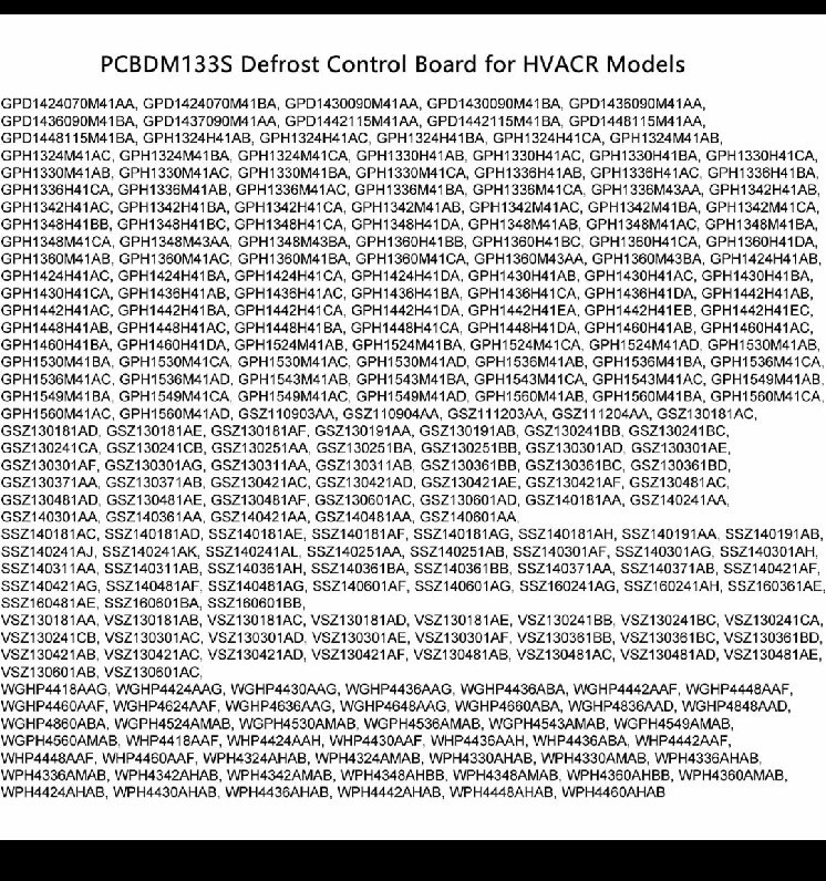 PCBDM133 PCBDM133S - For Goodman Amana Janitrol Heat Pump Defrost ...