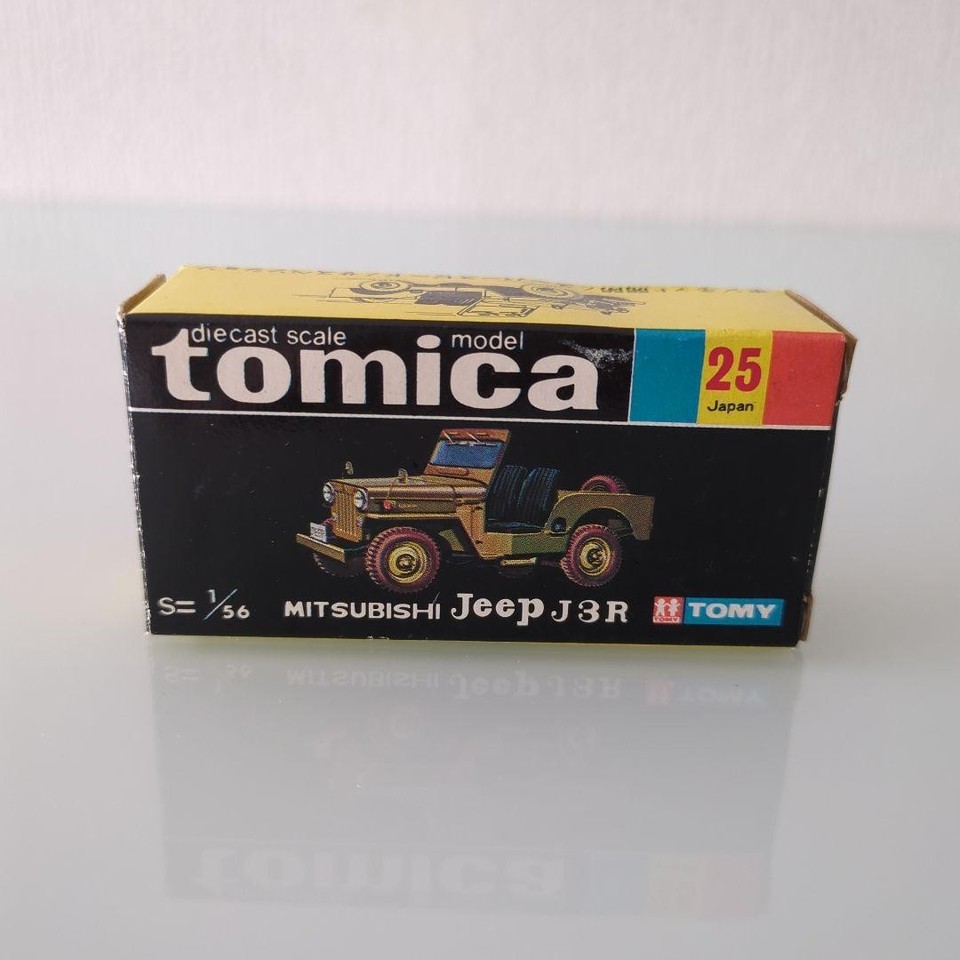 Black Box Tomica Mitsubishi Jeep J3R Color Specified Box T-20 Initial ...