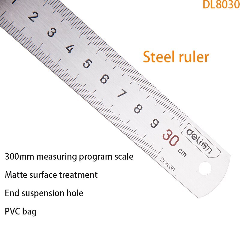 Steel Ruler Specification: 330mmx25mm Tools Engraved Formulas ...