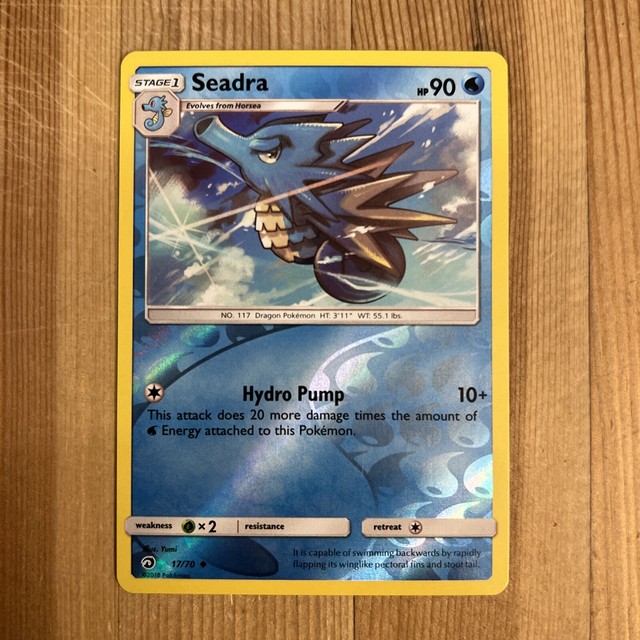 Pokémon TCG Seadra Dragon Majesty 17/70 Reverse Holo Uncommon for sale ...