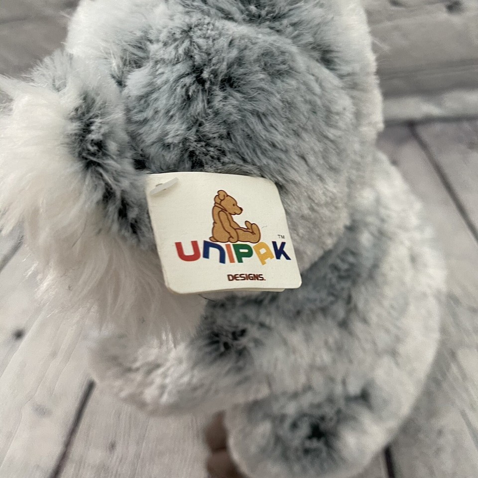 Unipak Plush Koala Bear 11" Furry Grey White Soft Stuffed Animal Toy ...