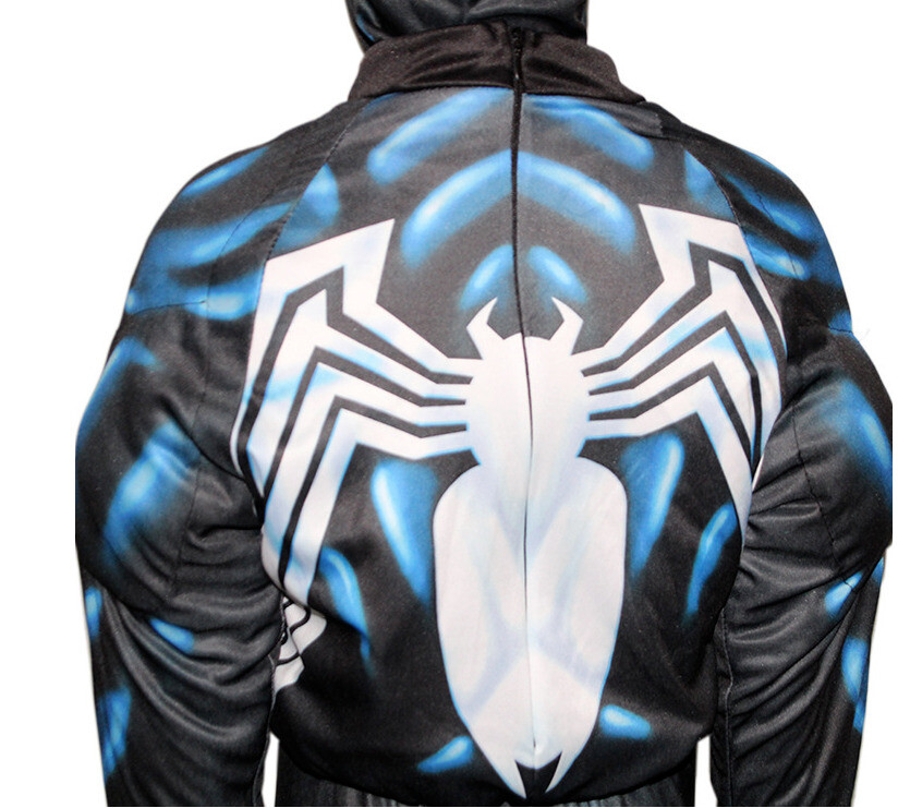 Kids Venom Black Cosplay Costume Fancy Dress Up Party Carnival 3-9y ...