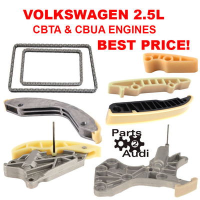 TIMING CHAIN KIT FITS VW 2008-2014 BEETLE GOLF JETTA PASSAT 2.5 CBTA ...