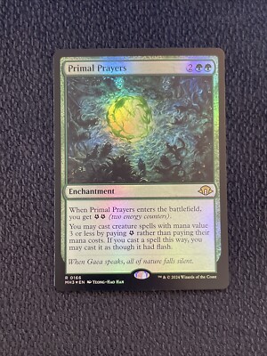 Primal Prayers #166 FOIL - MTG Modern Horizons III 3 | eBay UK