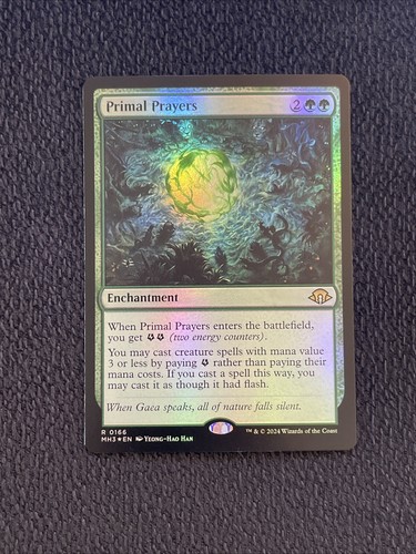 Primal Prayers #166 FOIL - MTG Modern Horizons III 3 | eBay UK