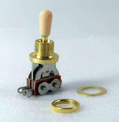 3 Way Toggle Switch Gold Body Cream Tip OPEN Style NEW | eBay